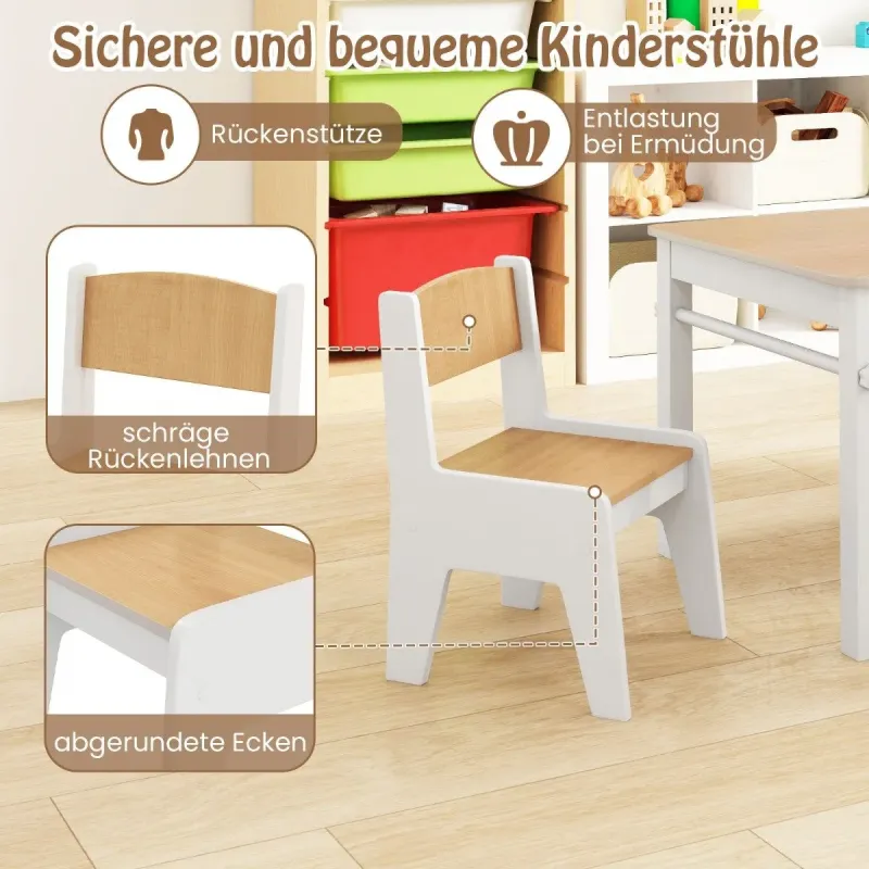 Súprava výtvarného stola a stoličky pre deti Kresliaci stôl s 2 ...